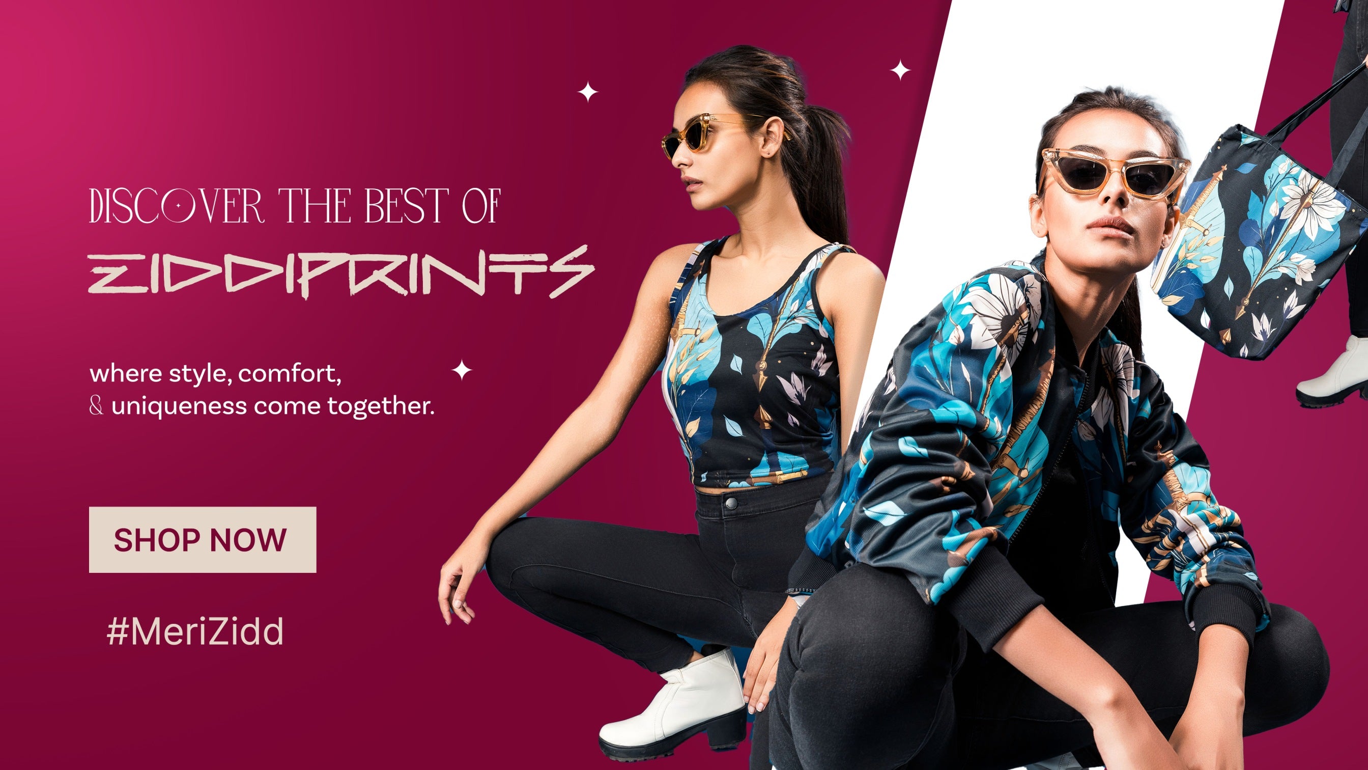 Expressive Fashion for Bold & EkZiddiLadki – Ziddi Prints – ziddiprints